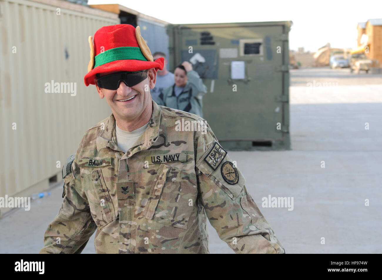 U.S. Navy Information Systems Technician 2nd Class Timothy Baum, a ...