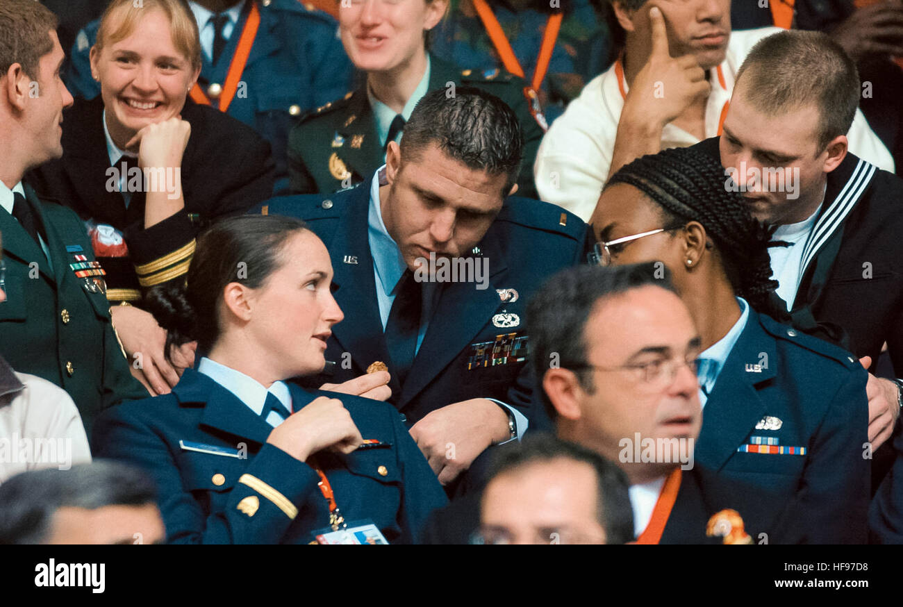 031206-N-6967M-006 The first time that any athletes wore a uniform at ...
