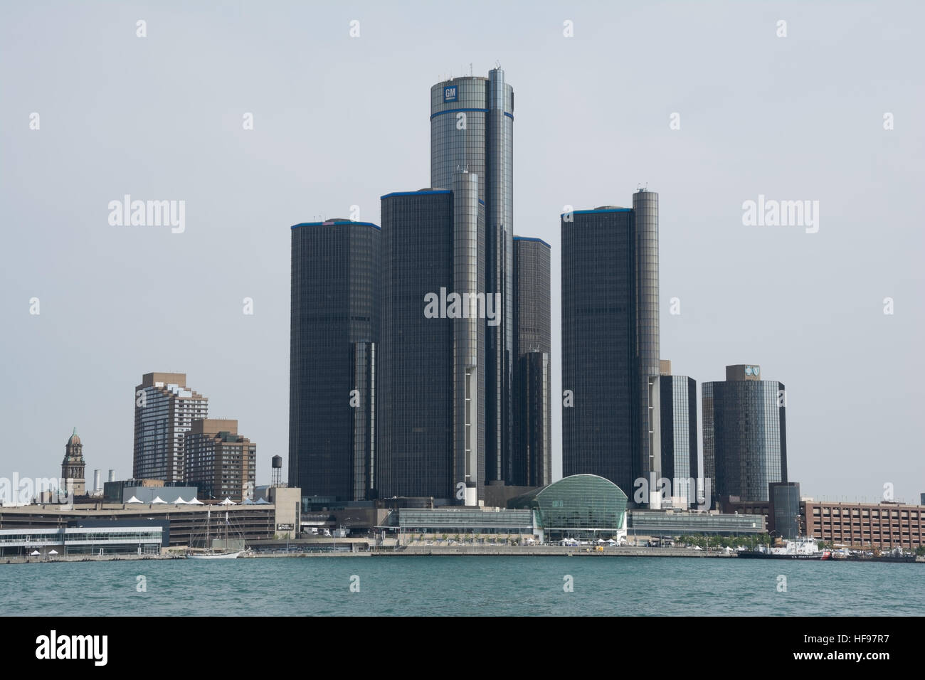 Detroit, Michigan Skyline Stock Photo - Alamy