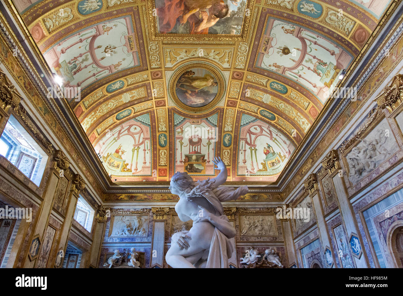 Bernini's Rape of Proserpine Villa Borghese gallery Rome Italy Stock Photo - Alamy