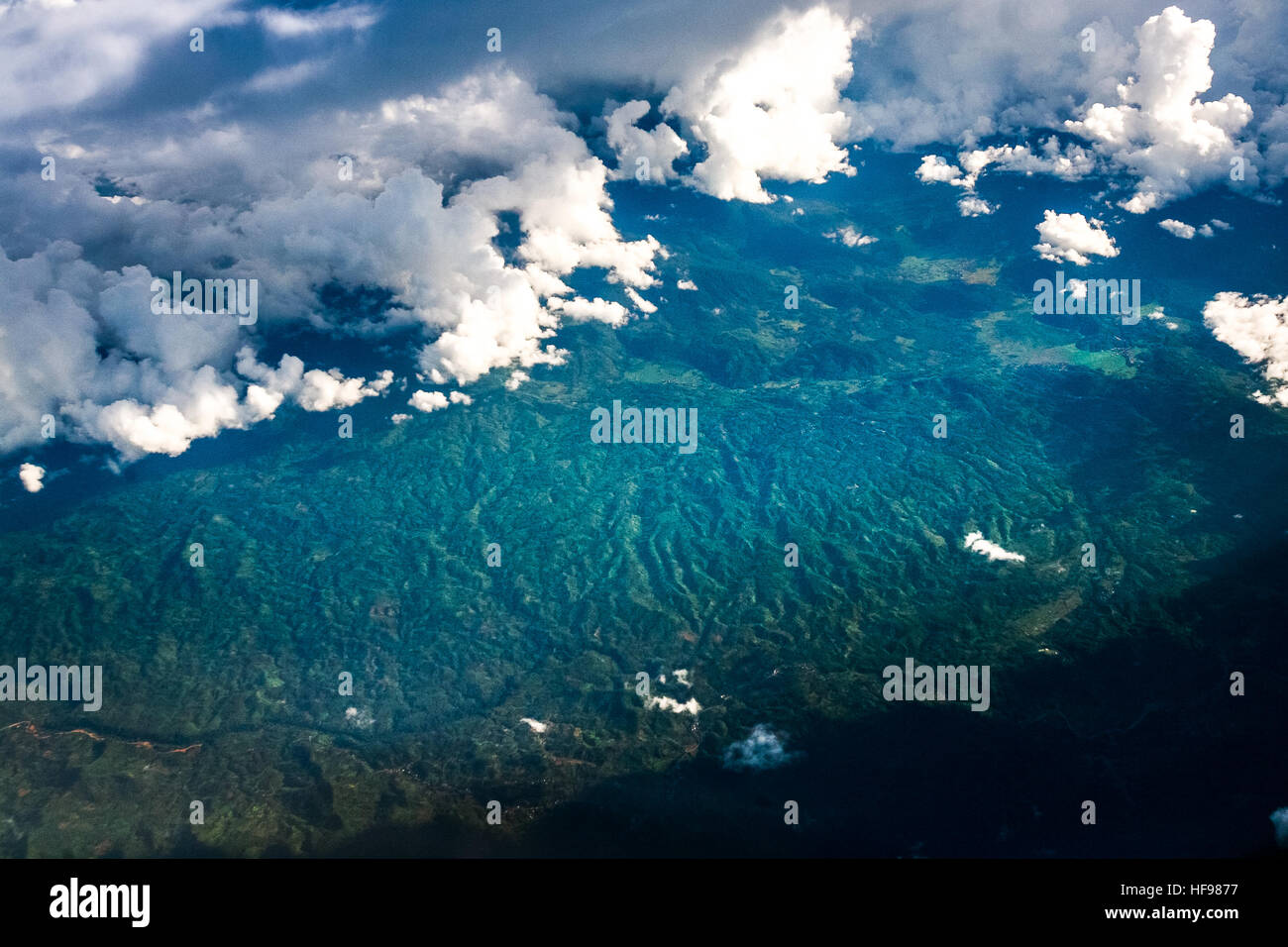 Aerial view of Southern Sumatra landscape Stock Photo - Alamy
