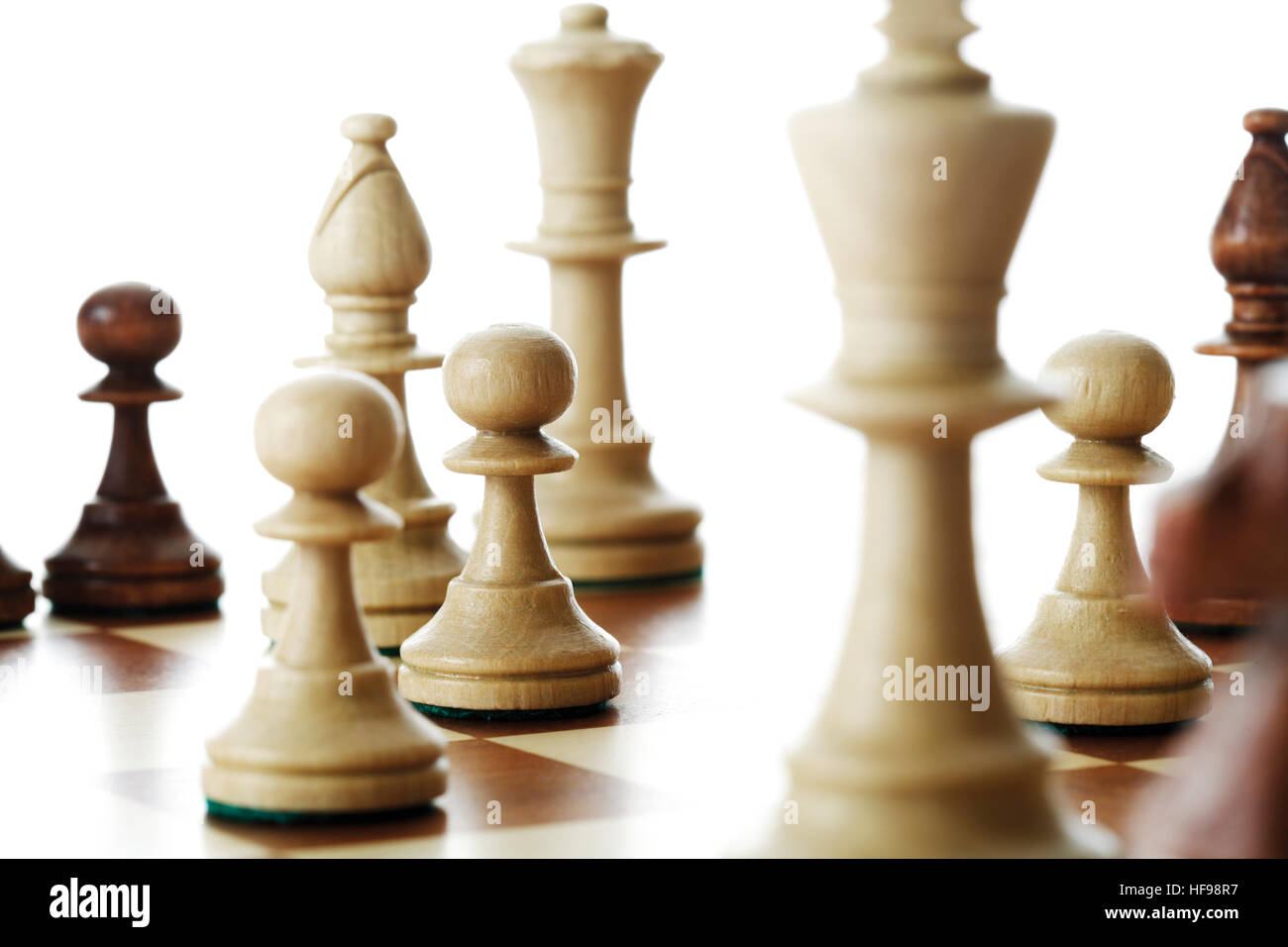 Various chess pieces Stock Photo - Alamy