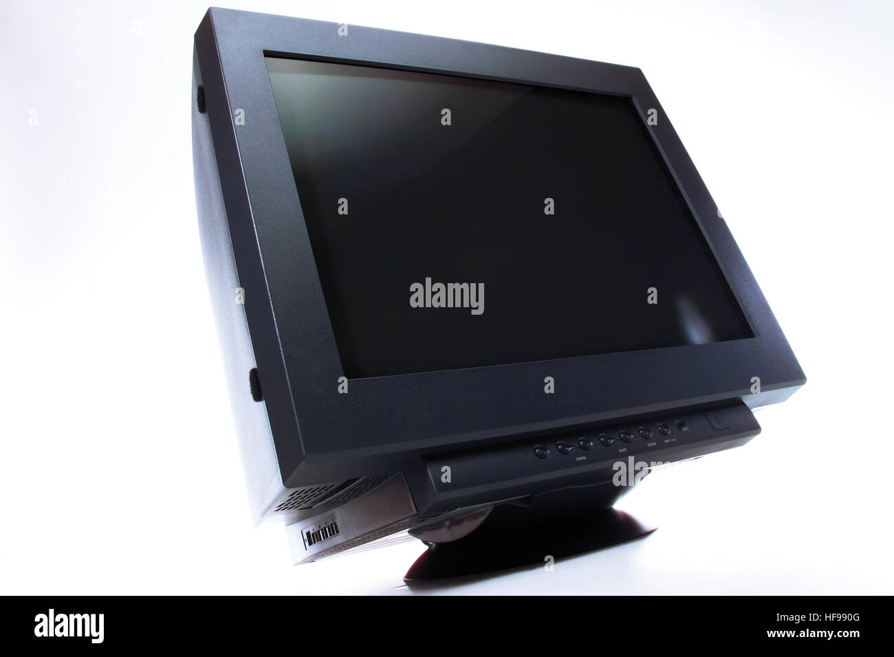Black computer monitor Stock Photo - Alamy
