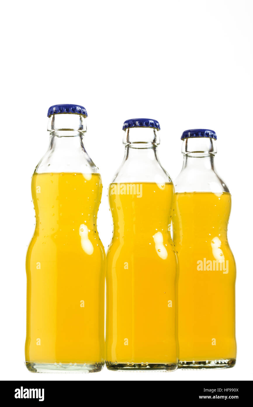 Three bottles of soda Stock Photo - Alamy