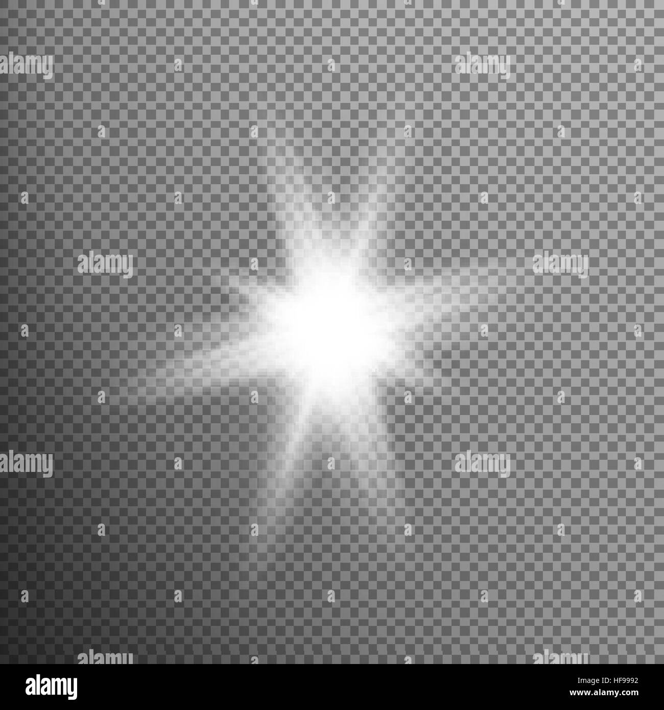 White glowing light burst explosion with transparent. Cool effect ...