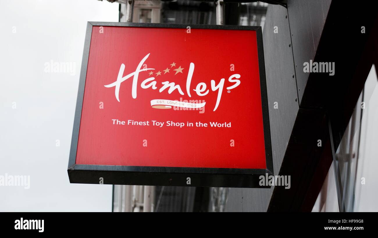 Hamleys logo hi-res stock photography and images - Alamy