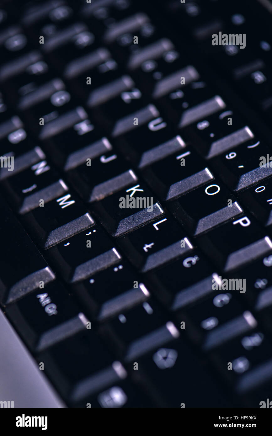 Black computer keyboard hi-res stock photography and images - Alamy