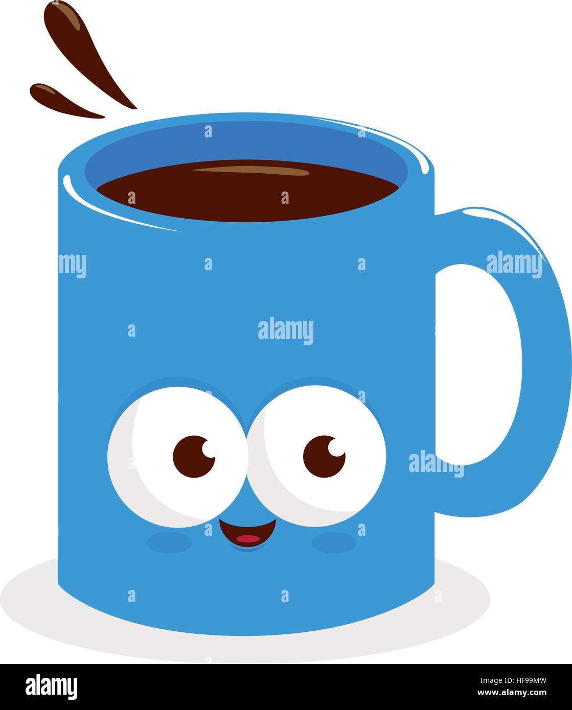 Drinking Hot Chocolate Cartoon