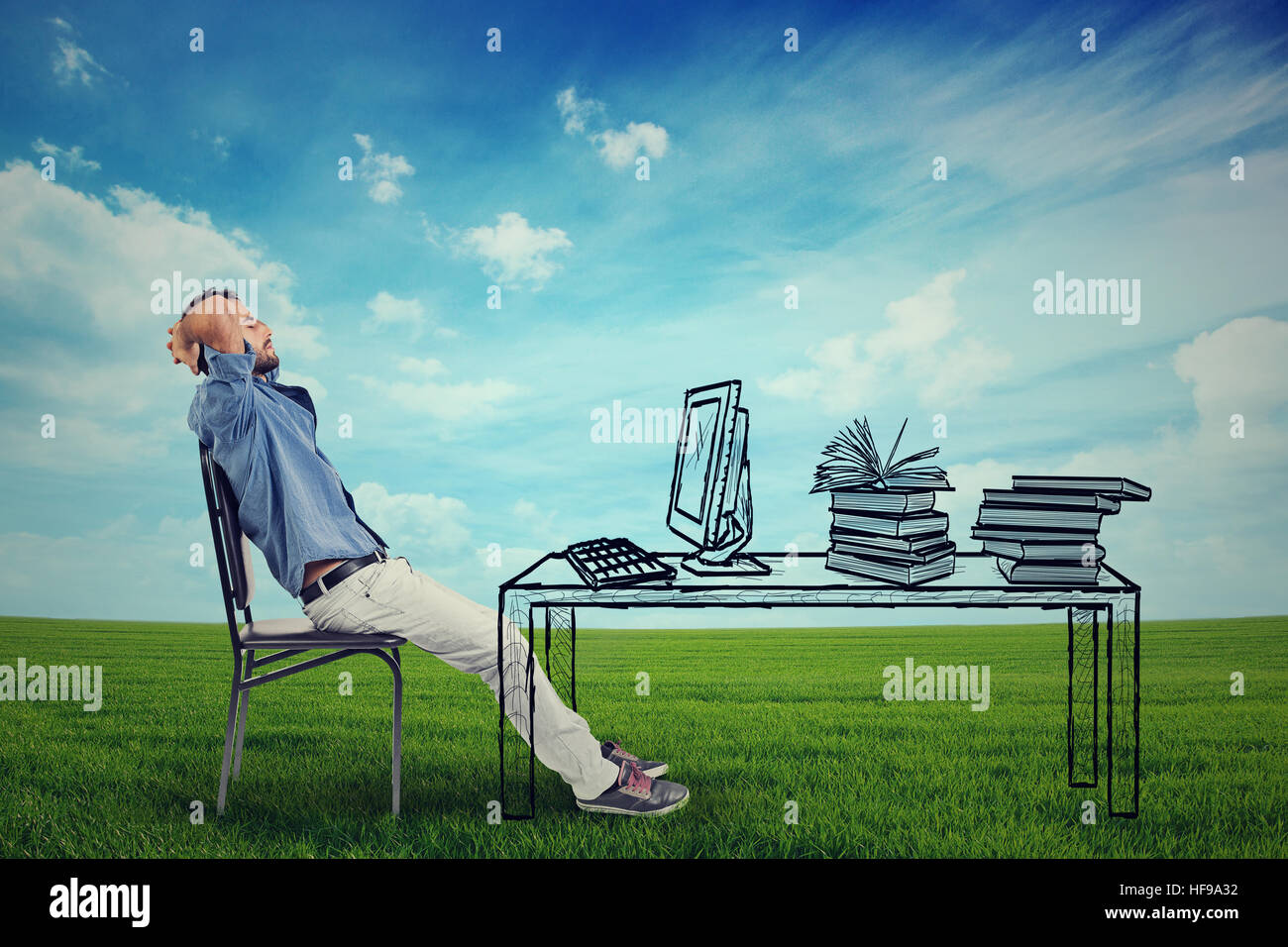 Dream desk hi-res stock photography and images - Alamy