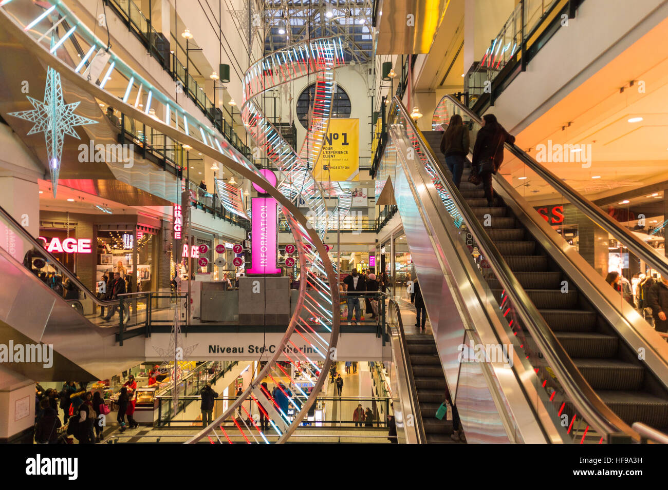 Montreal eaton center hi-res stock photography and images - Alamy
