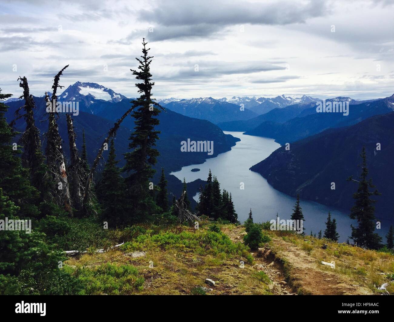 North Cascades National Park, Washington: Ross Lake view from ...
