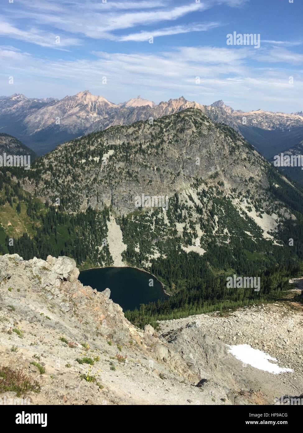 North Cascades National Park, Washington: Lake Ann on Maple Loop Trail ...