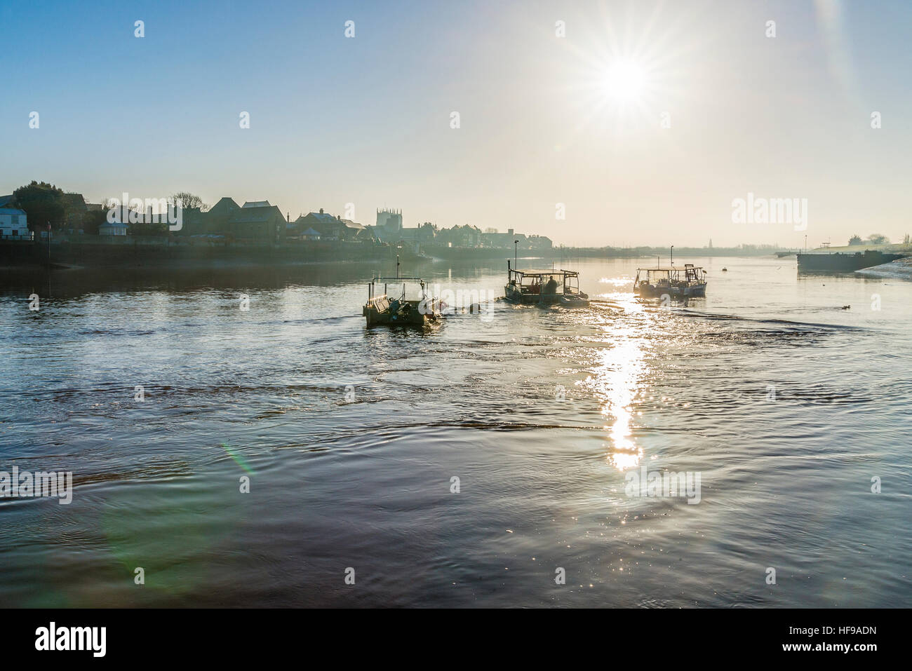 Early morning ferry Stock Photo - Alamy