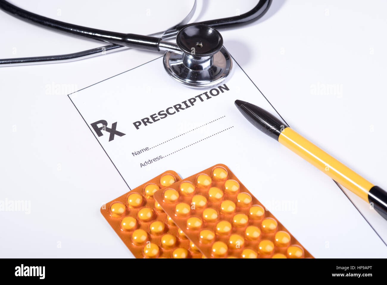 Prescription form hi-res stock photography and images - Alamy