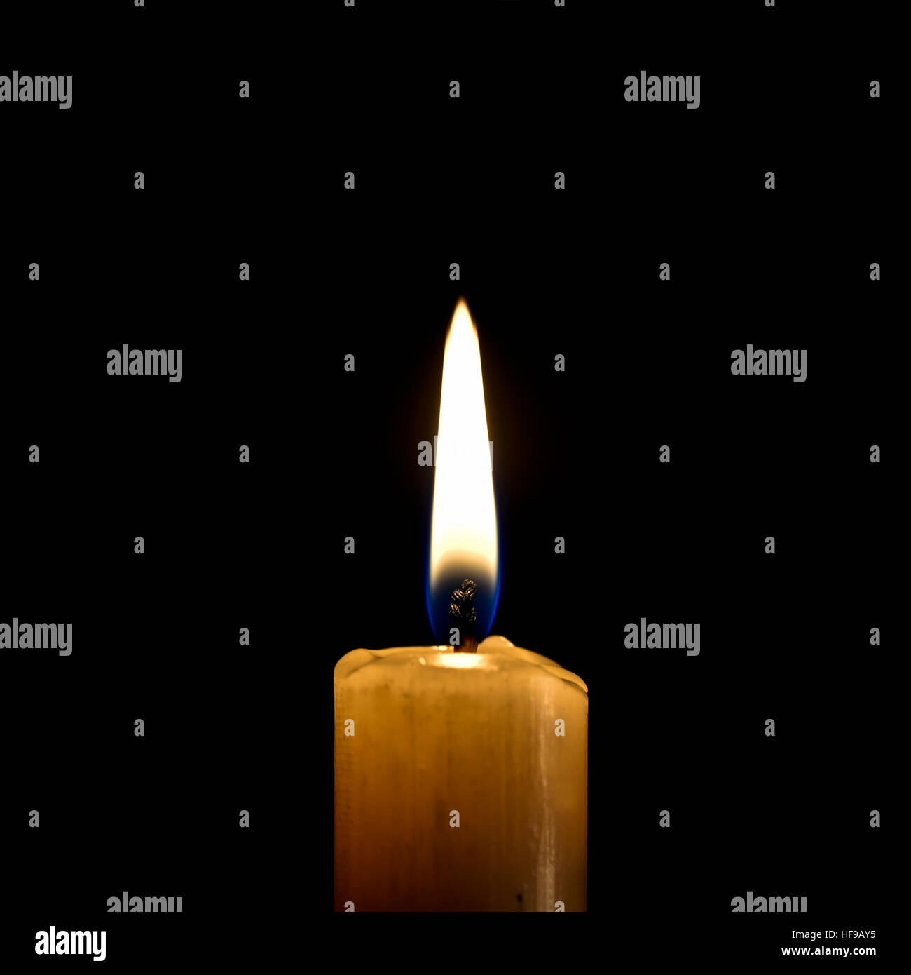 Candle fire burn flame glow light hi-res stock photography and images ...