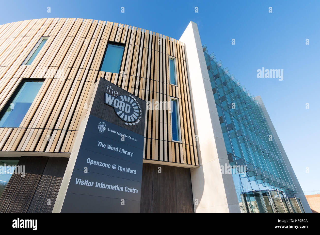 "The Word" building, national centre for the written word, South Shields, South Tyneside ...