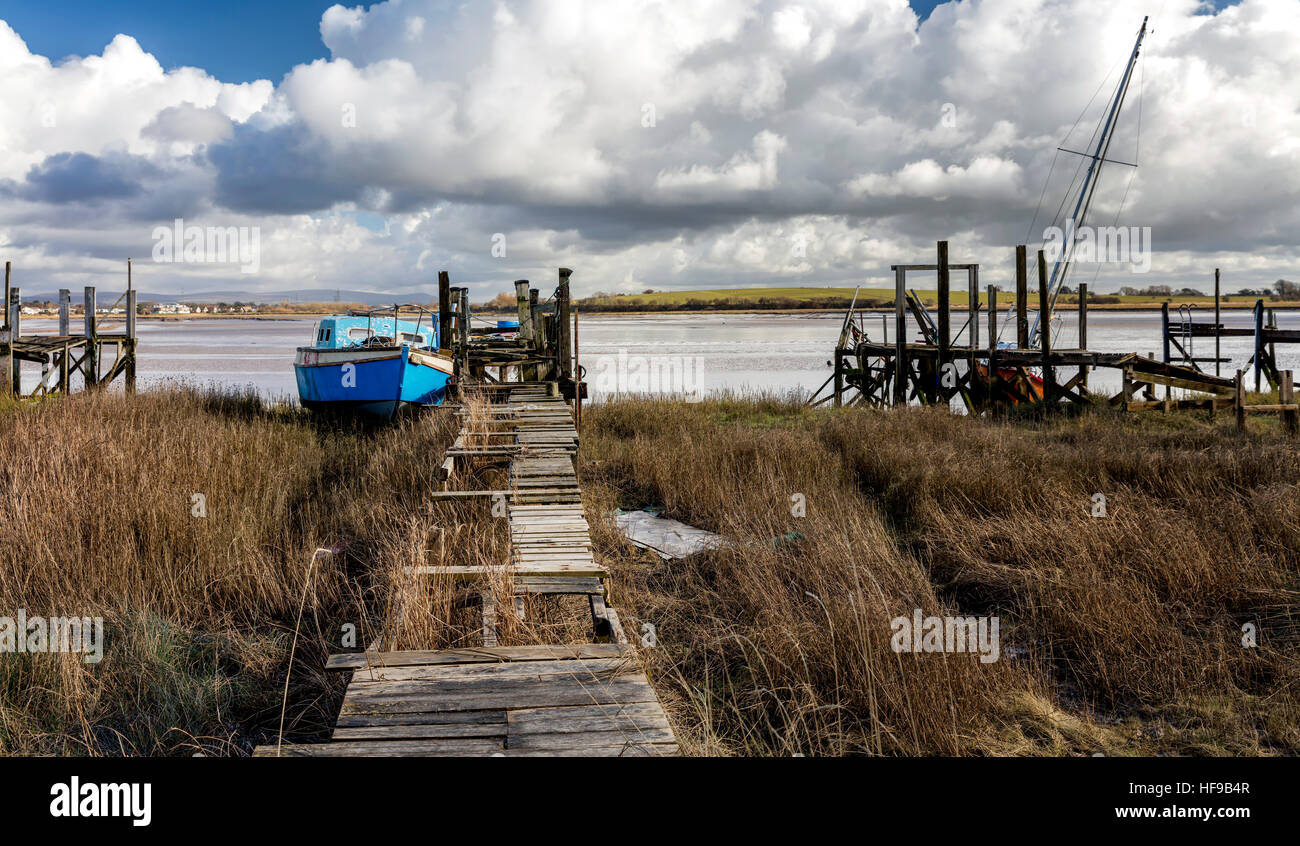Jetty skipool creek lancashire hi-res stock photography and images - Alamy