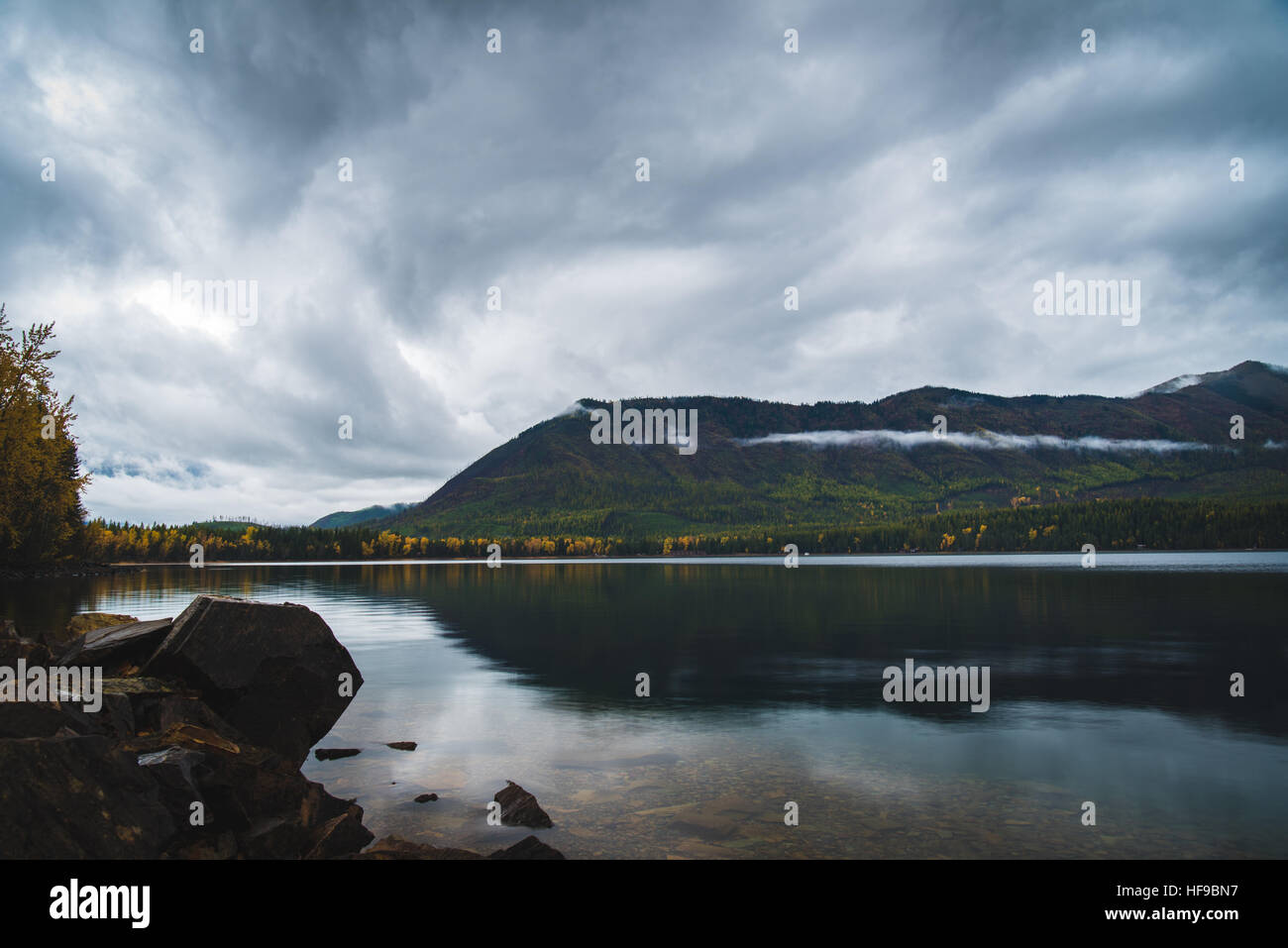 Fall storm lake hi-res stock photography and images - Alamy