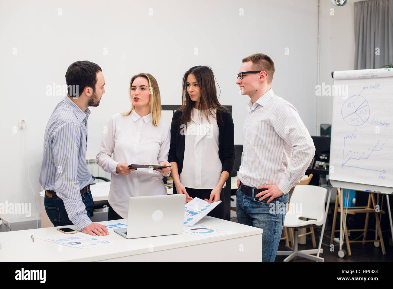 Good mood never leaves them even at work Stock Photo - Alamy