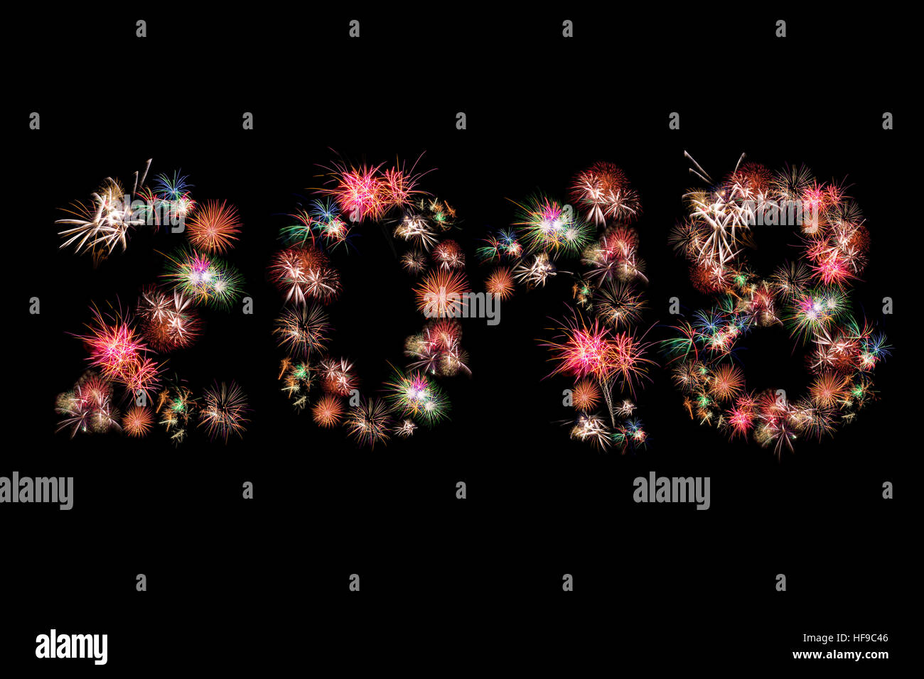 2018 fireworks hi-res stock photography and images - Alamy