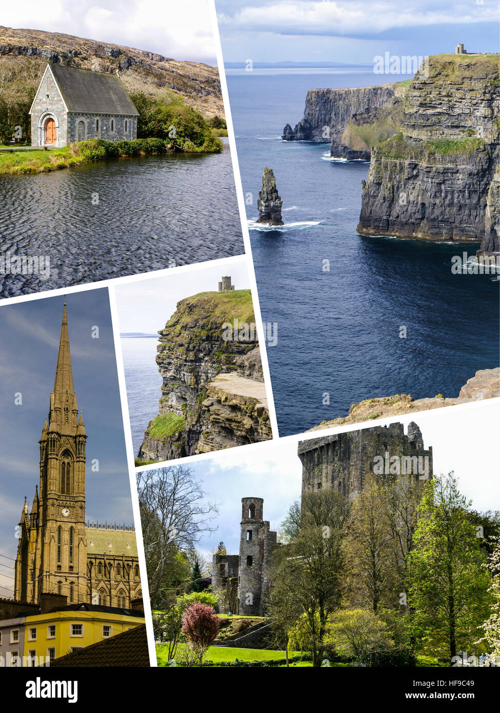 Collage of Ireland images (my photos Stock Photo - Alamy
