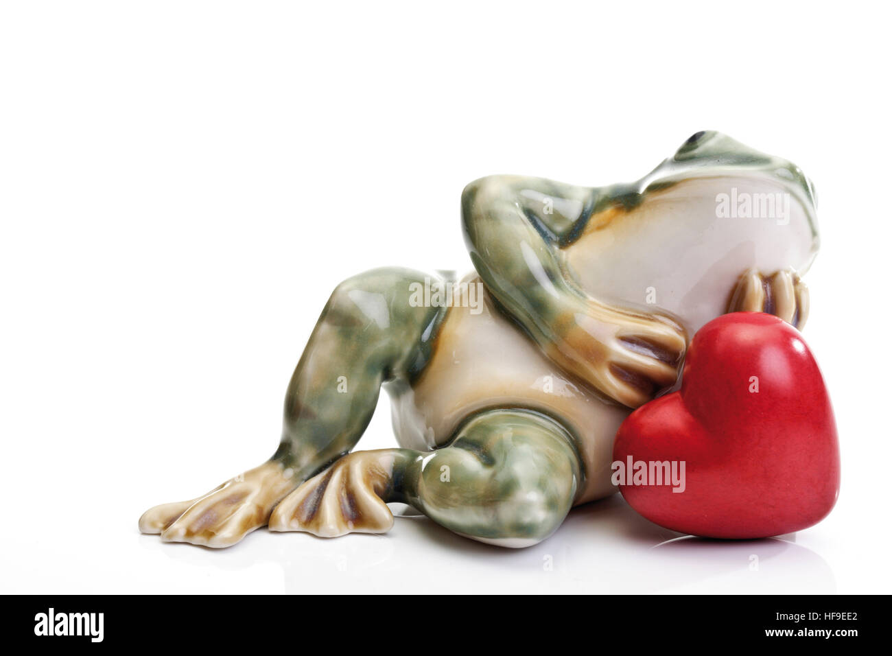 Frog with heart hi-res stock photography and images - Alamy