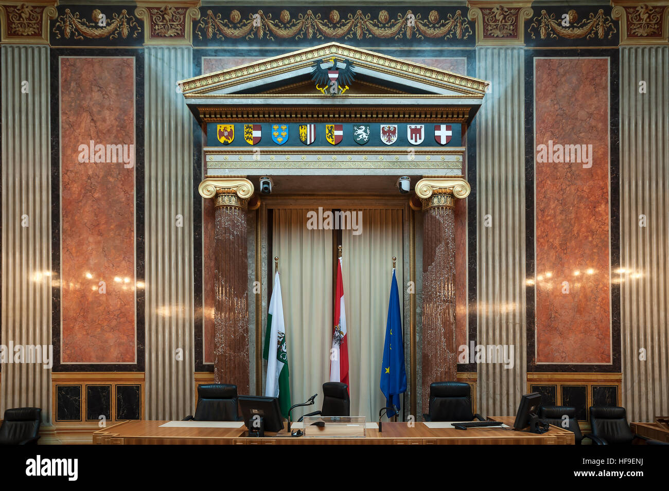 Council chamber interior hi-res stock photography and images - Alamy
