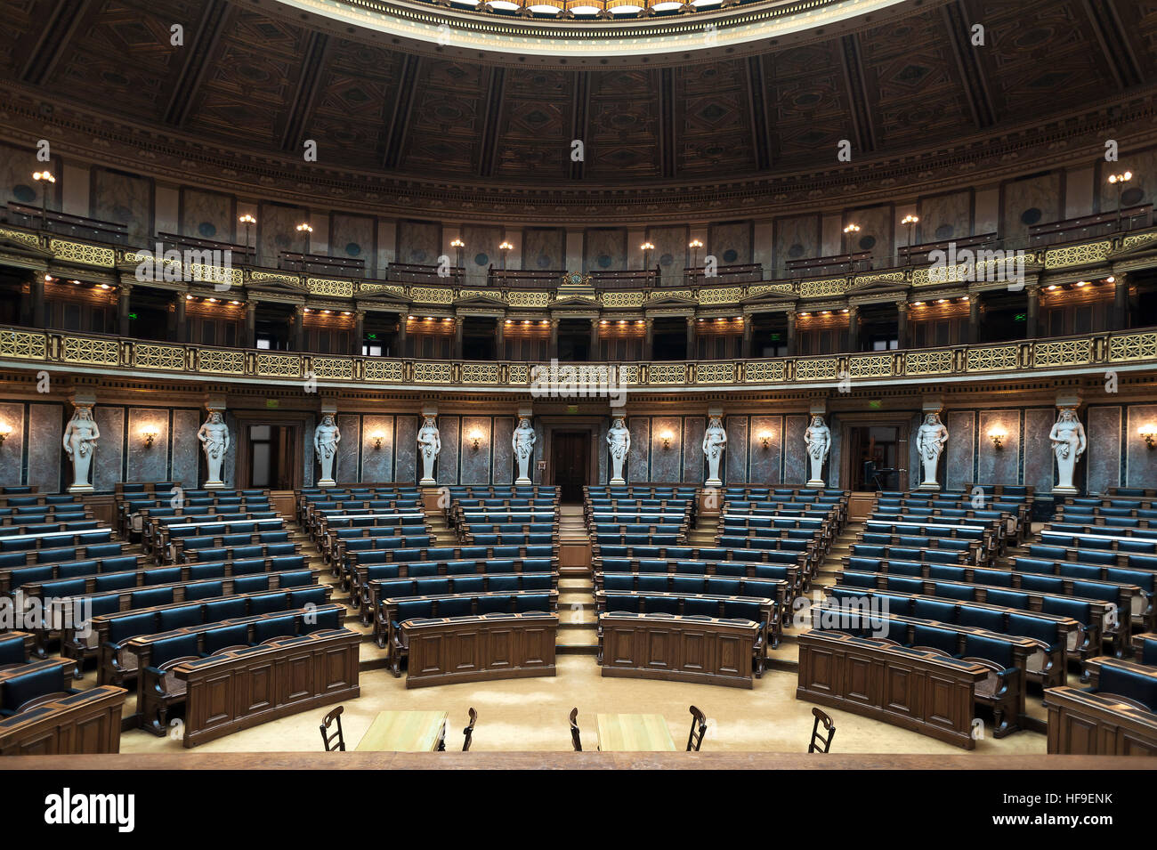 Historical House of Representatives, now Federal Assembly chamber ...