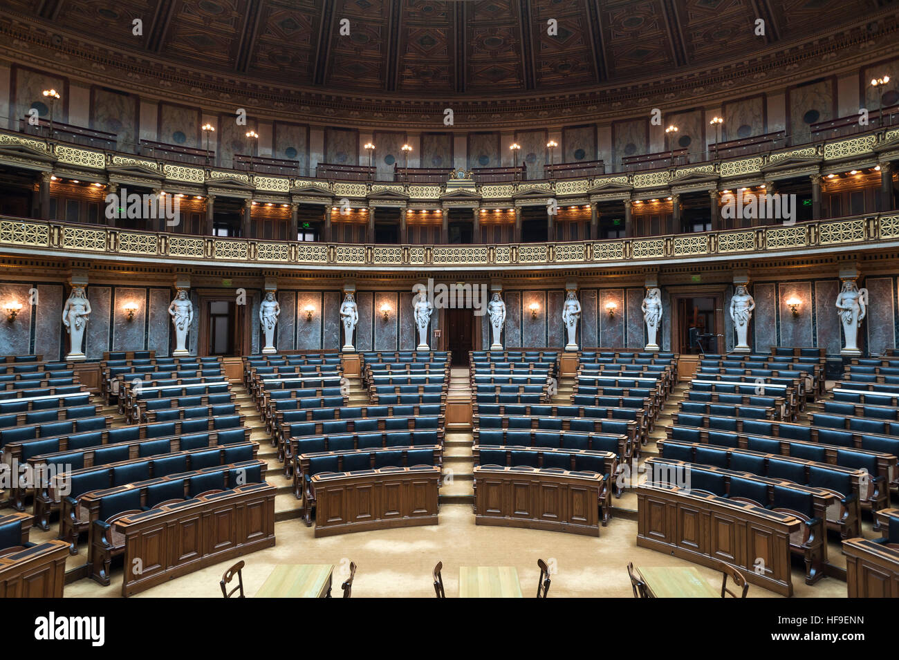 Historical House of Representatives, now Federal Assembly chamber ...