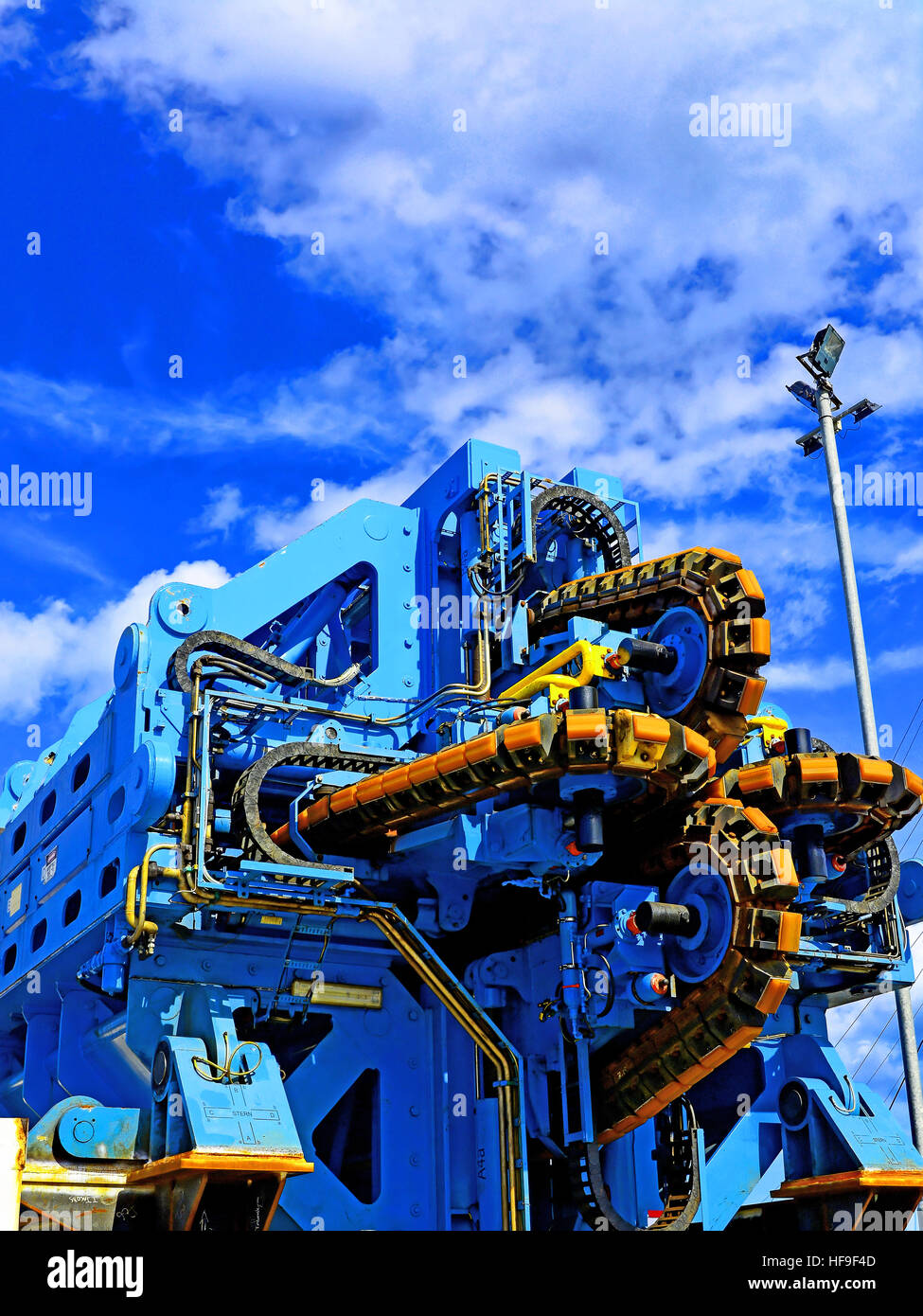 GE Oil and Gas deep sea rock cutting machine stern view Stock Photo - Alamy