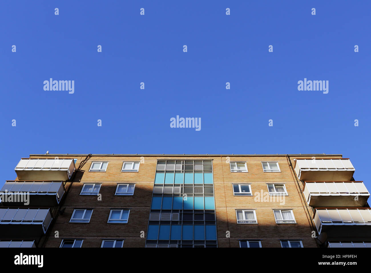 Exterior windows in flats Stock Photo - Alamy