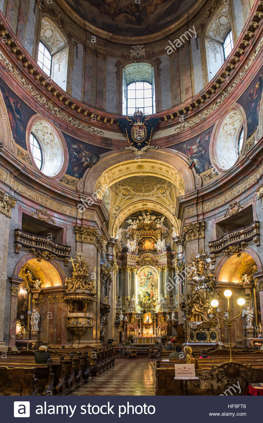 Inside Of Peterskirche Stock Photos & Inside Of Peterskirche Stock ...