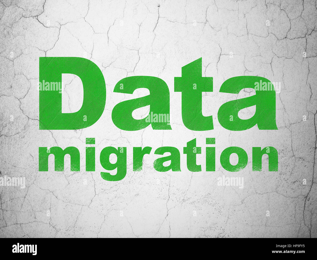 Data concept: Data Migration on wall background Stock Photo - Alamy