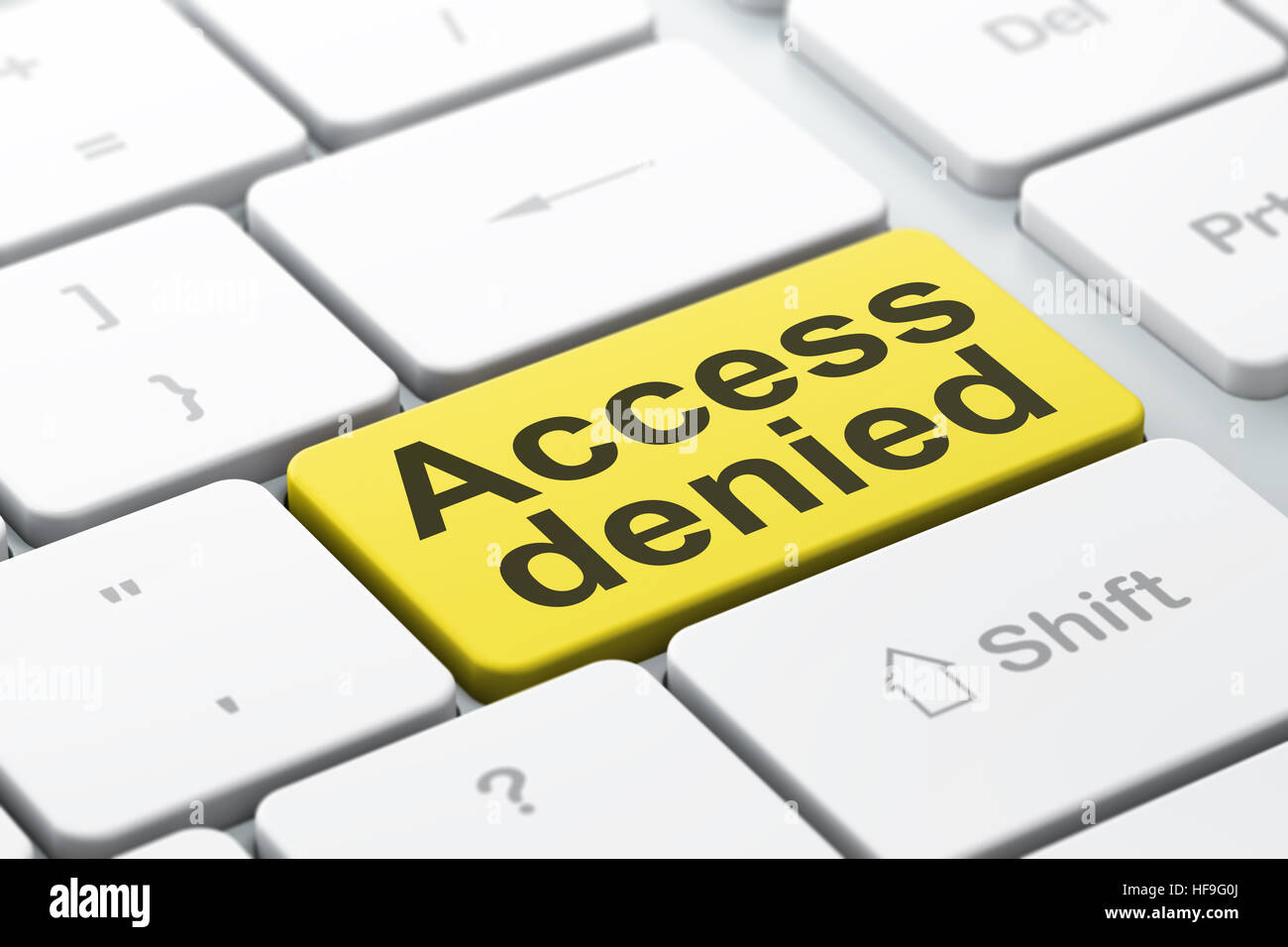 Protection concept: Access Denied on computer keyboard background Stock ...