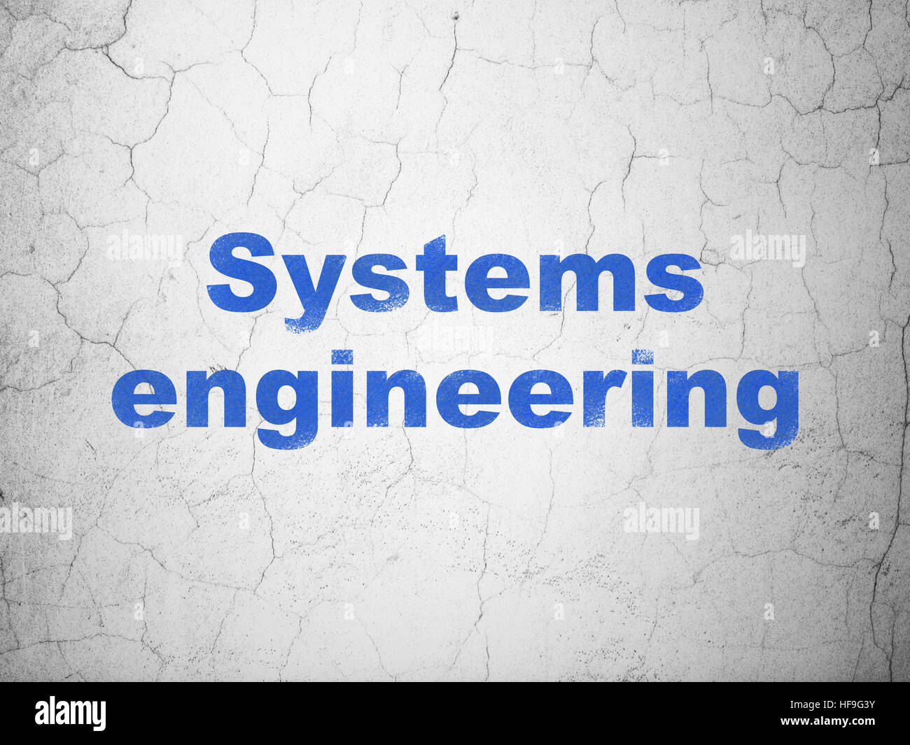 Science concept: Systems Engineering on wall background Stock Photo - Alamy