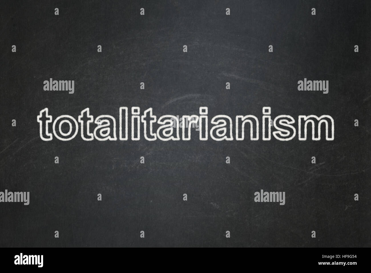 Political concept: Totalitarianism on chalkboard background Stock Photo ...