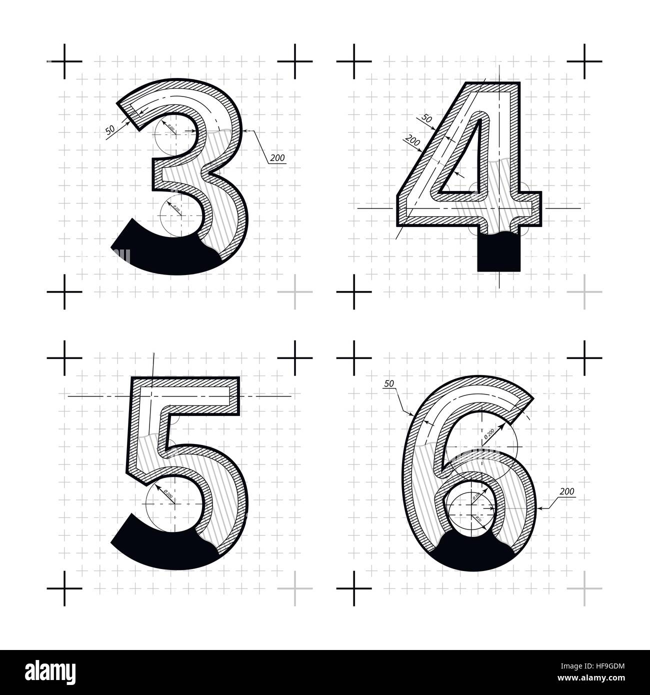 Hatch marks vector vectors hi-res stock photography and images - Alamy