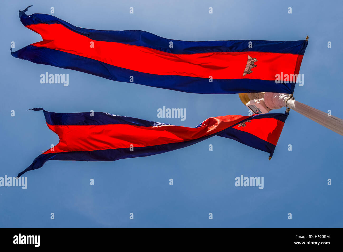 Khmer rouge flag hi-res stock photography and images - Alamy