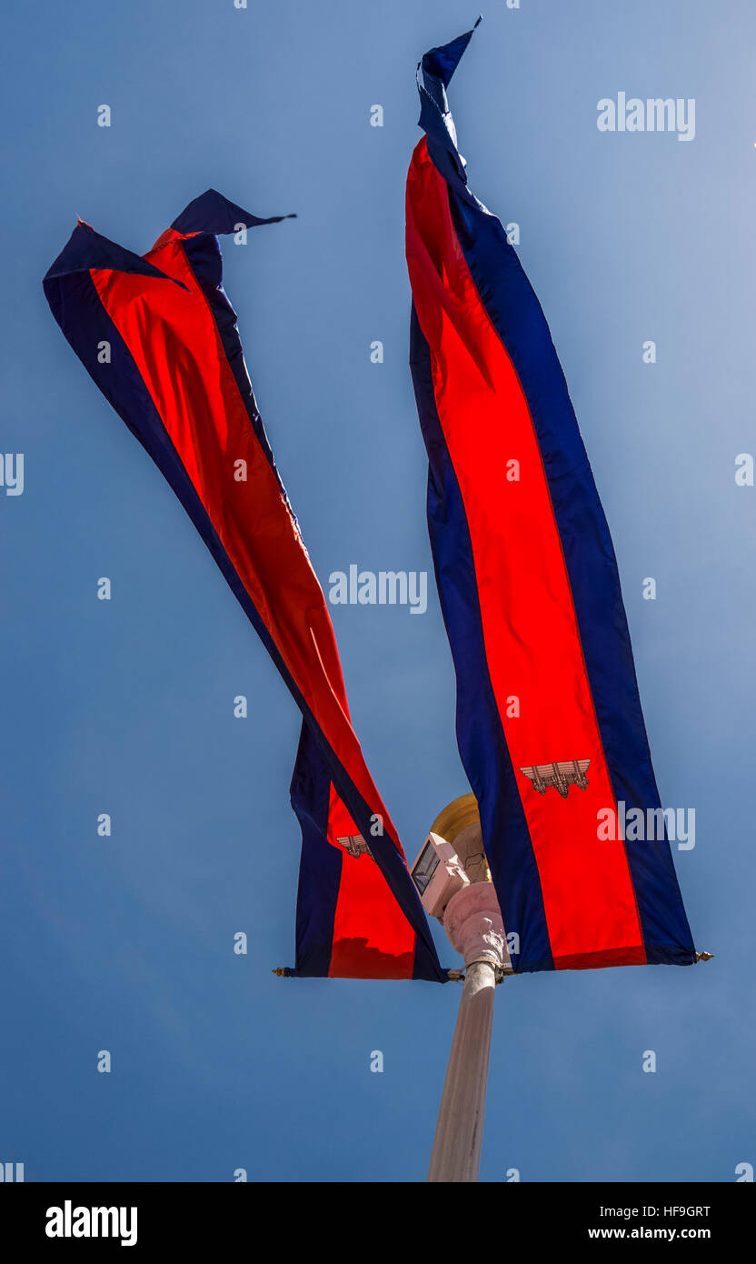 Khmer rouge flag hi-res stock photography and images - Alamy