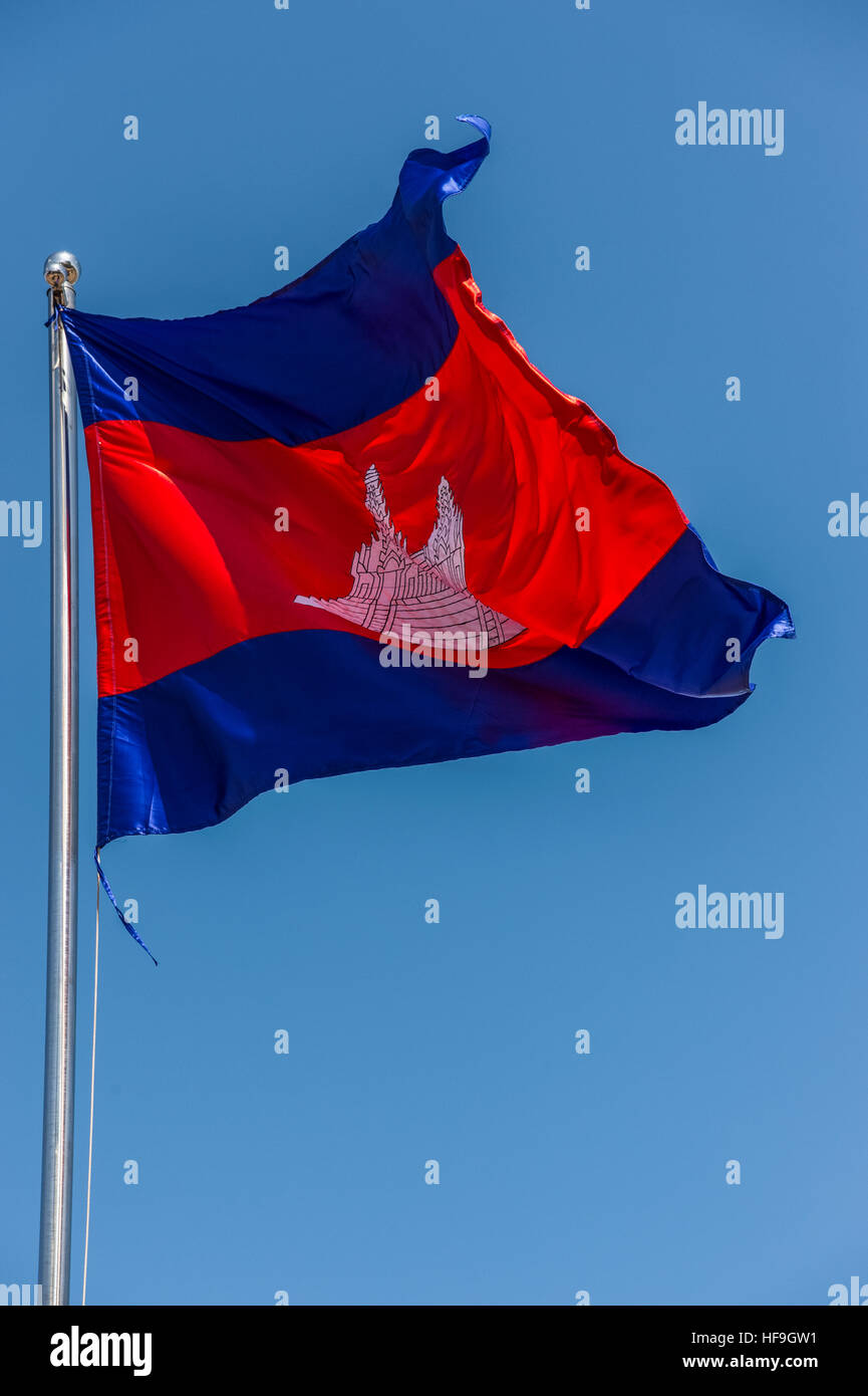 Khmer Rouge Flag High Resolution Stock Photography and Images - Alamy
