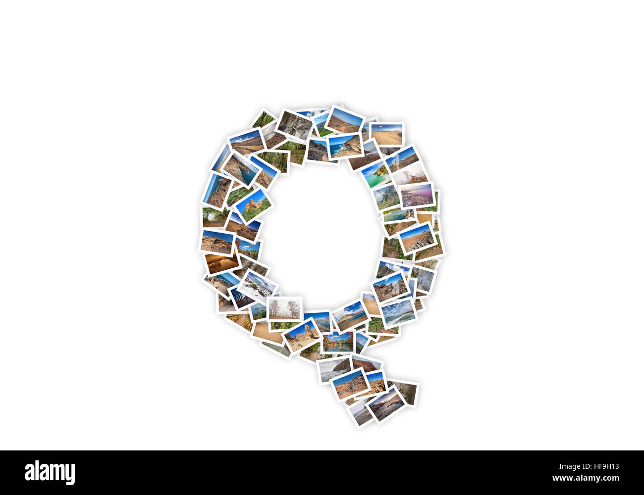 Q typography font letter type hi-res stock photography and images - Alamy