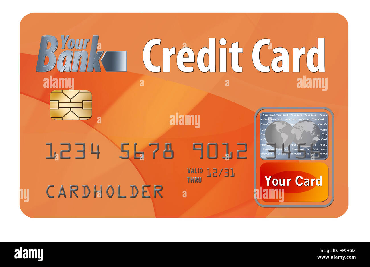 This is a generic, mock credit card isolated on white Stock Photo - Alamy