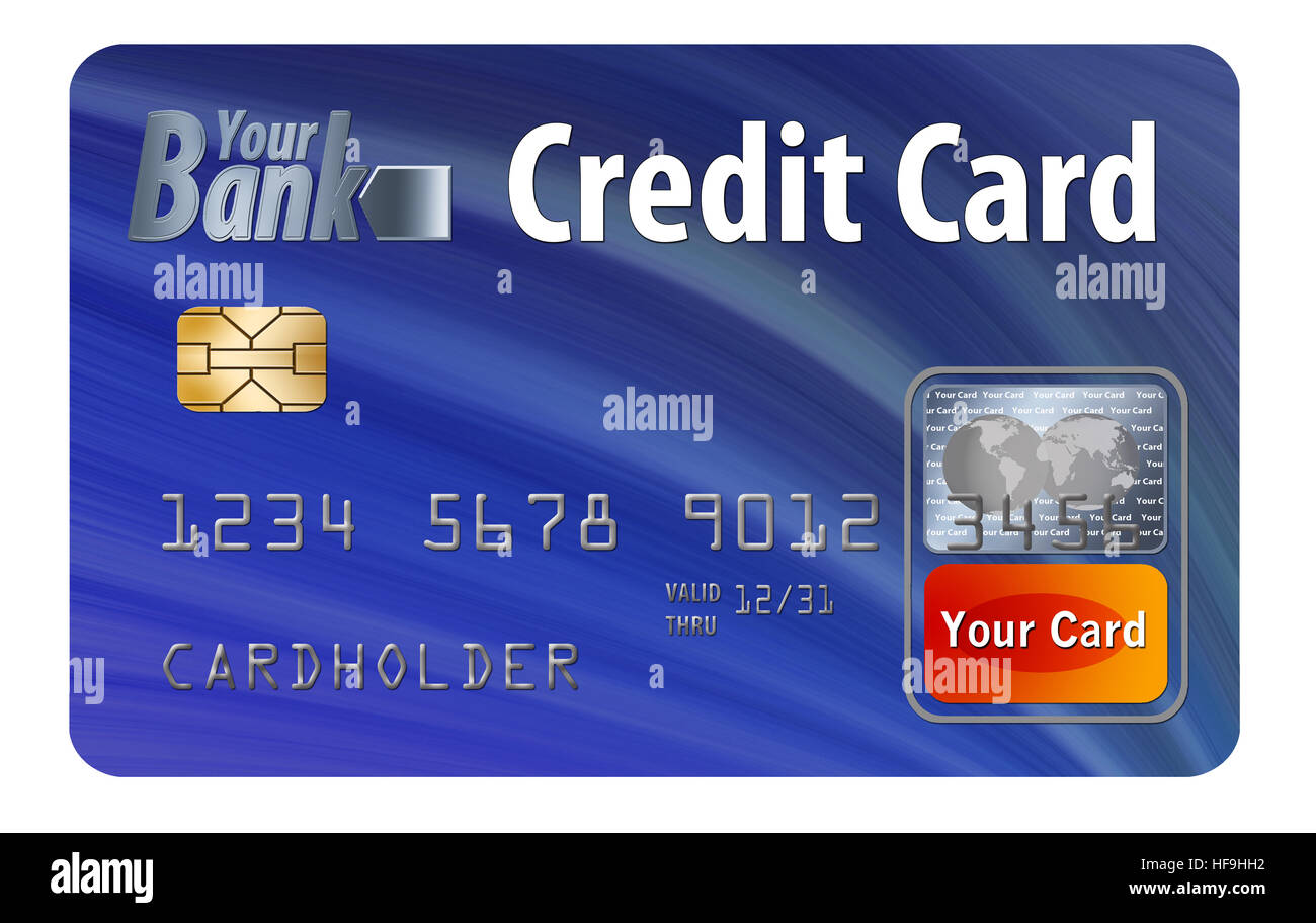 This is a generic, mock credit card isolated on white Stock Photo - Alamy