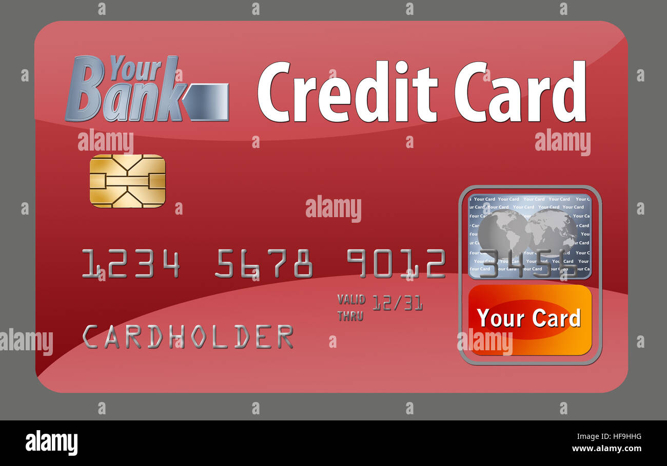This is a generic, mock credit card isolated on white Stock Photo - Alamy