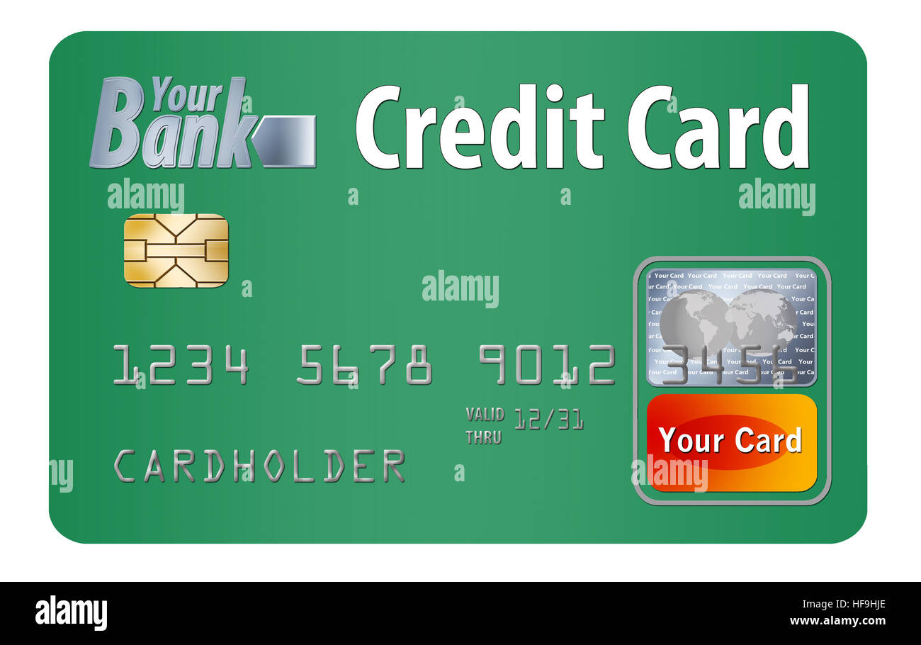 This is a generic, mock credit card isolated on white Stock Photo - Alamy