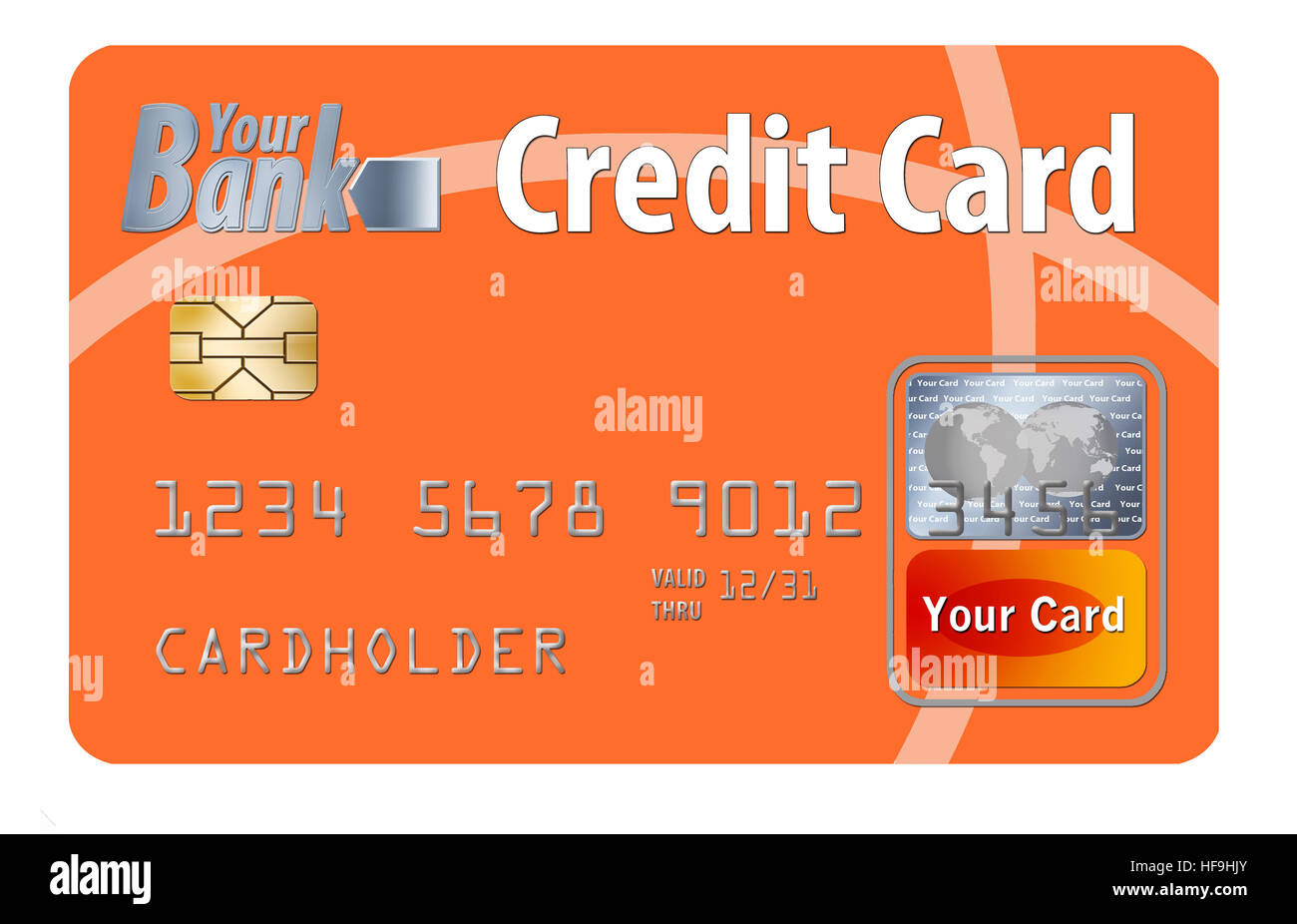 This is a generic, mock credit card isolated on white Stock Photo - Alamy