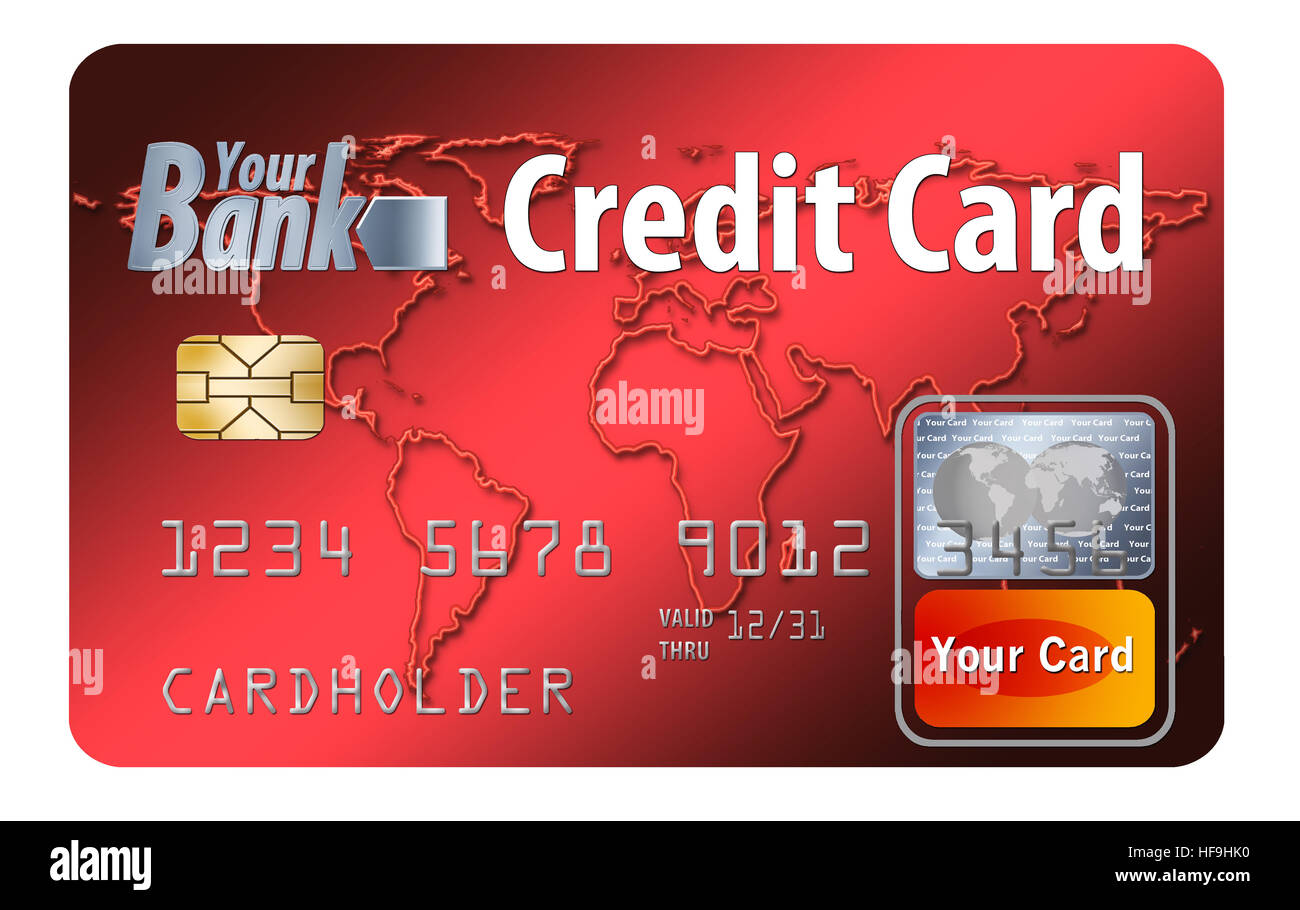 This is a generic, mock credit card isolated on white Stock Photo - Alamy