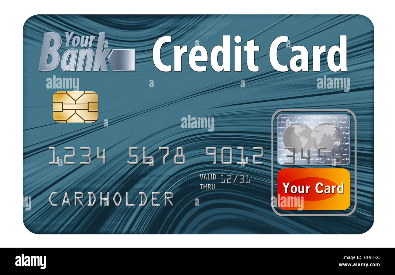 Hologram on visa credit card Cut Out Stock Images & Pictures - Alamy