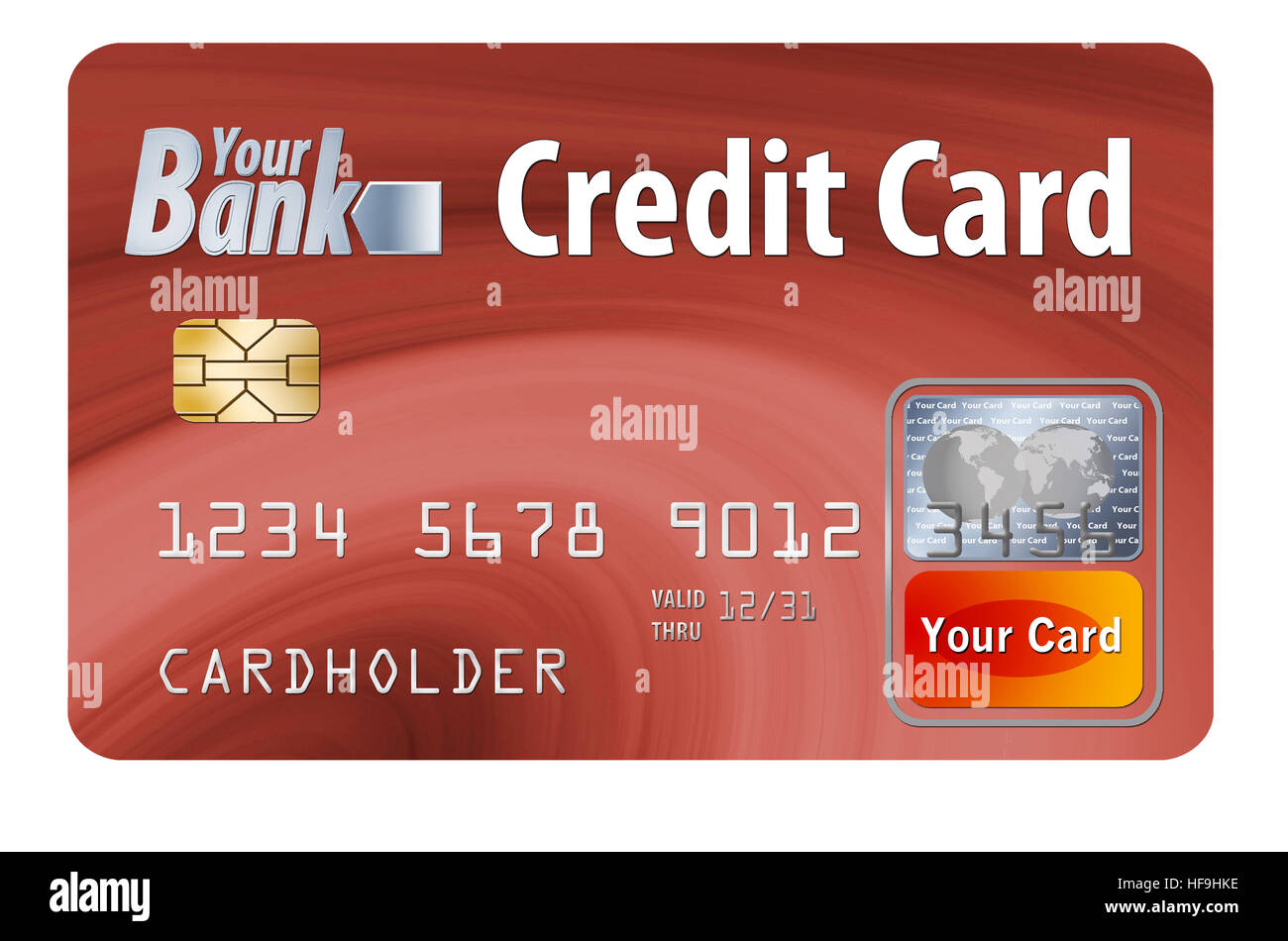 This is a generic, mock credit card isolated on white Stock Photo - Alamy