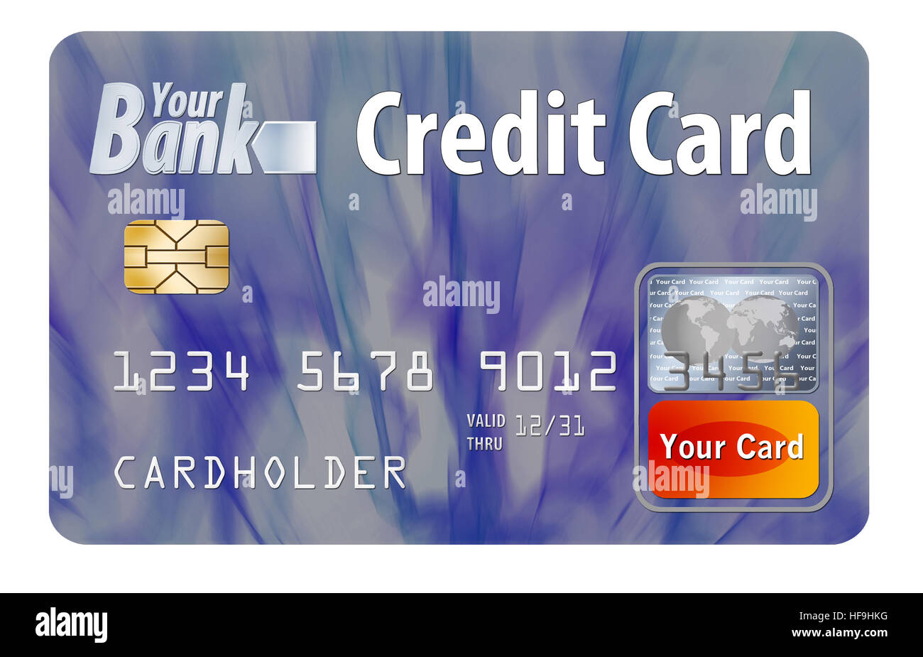 This is a generic, mock credit card isolated on white Stock Photo - Alamy